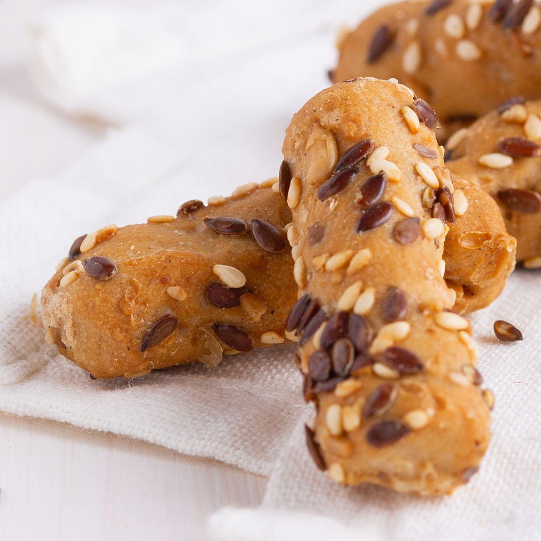 Rustici with Seeds – Mini Grissini – Biscopan, the good home bread